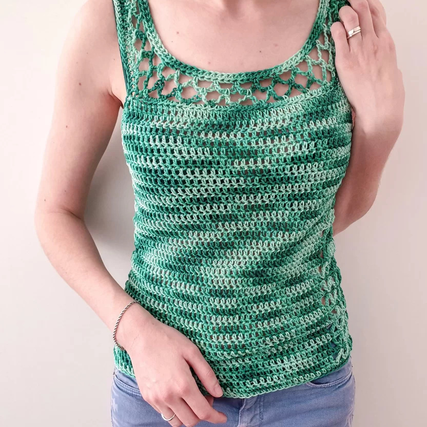 Aestas Top Summer Crochet Top In Dk