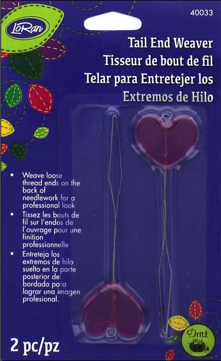 Yarn Tail End Weaver Pink 2pc