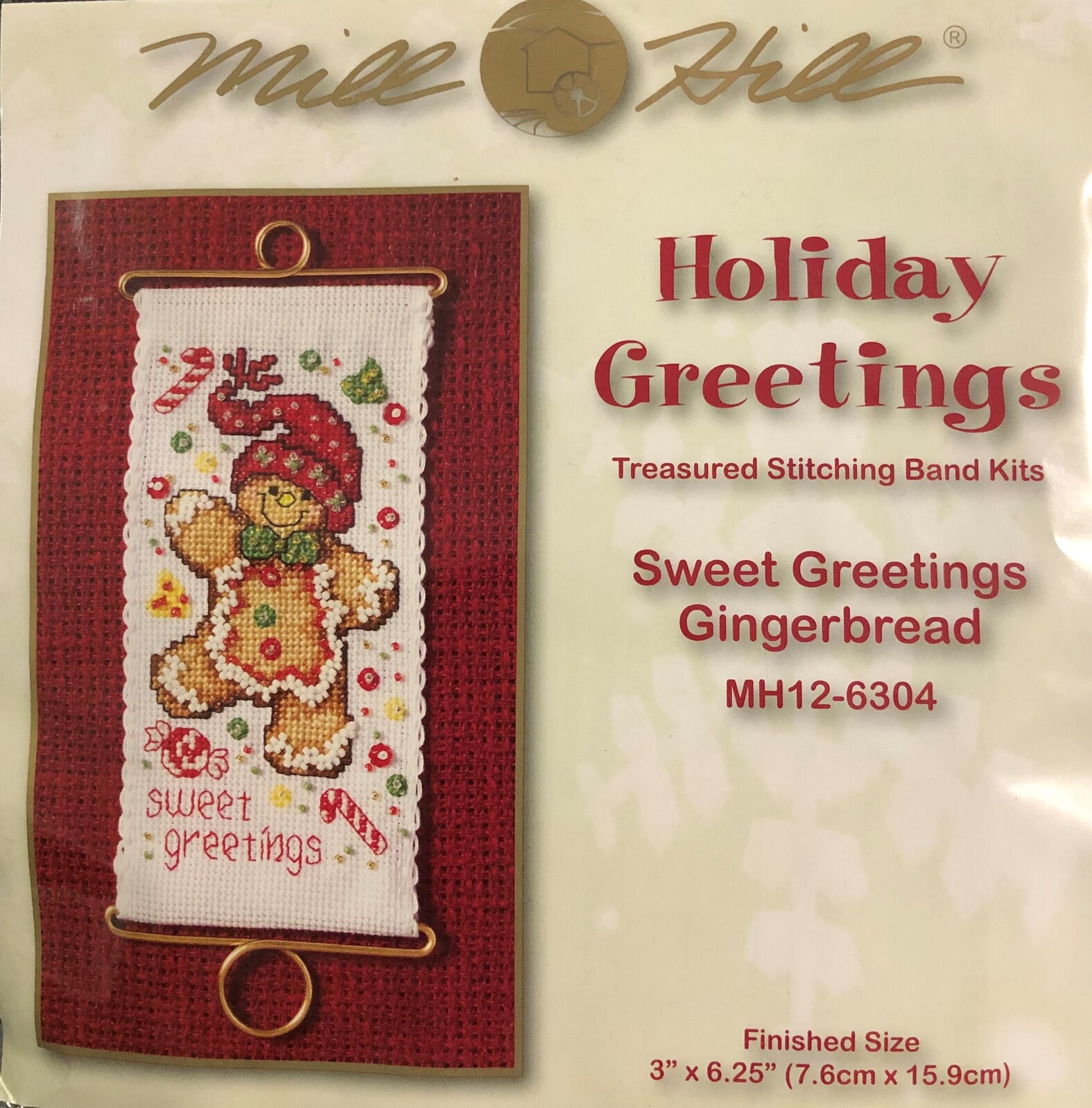 Sweet Greetings Gingerbread by Mill Hill
