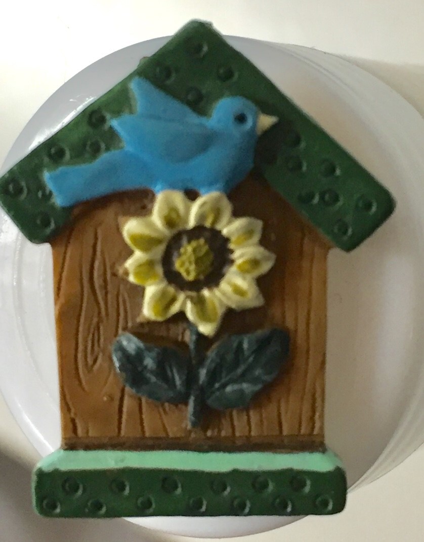 Button - 26mm Bird House