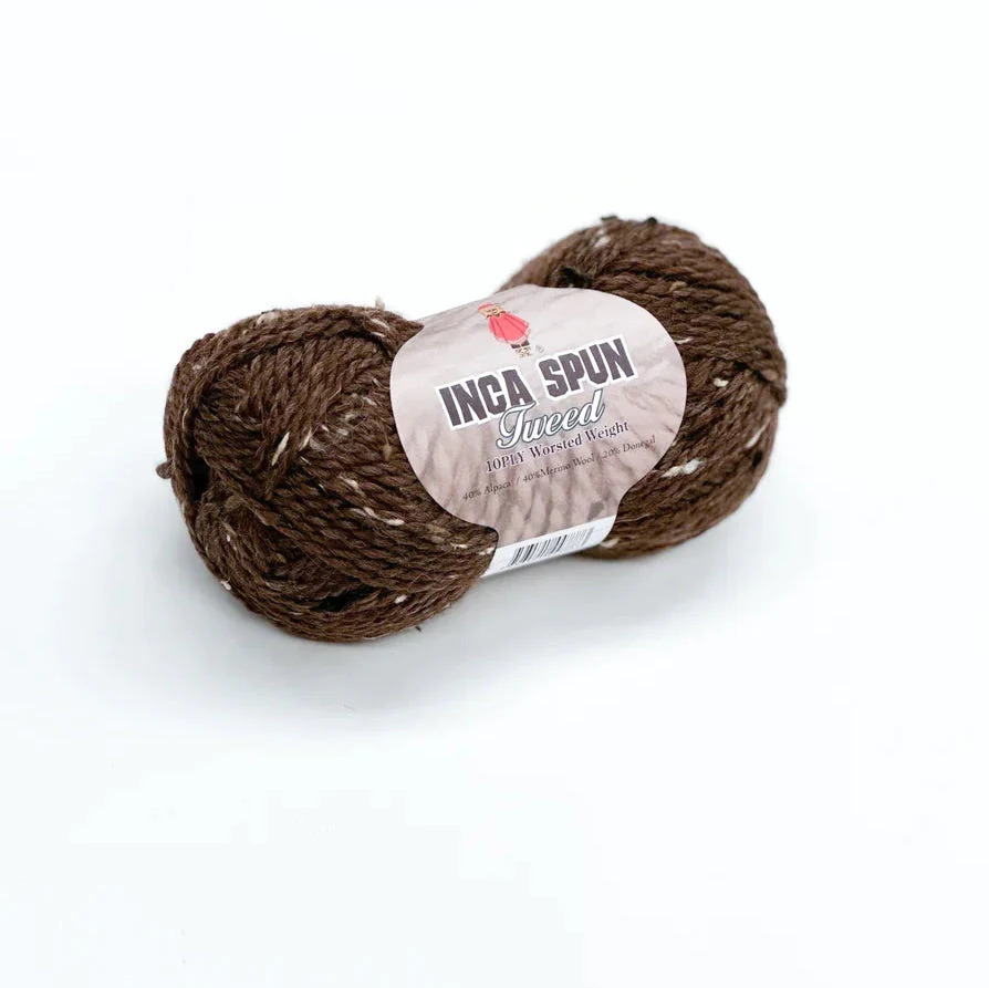 Inca Spun Tweed 10 Ply T302 Chocolate