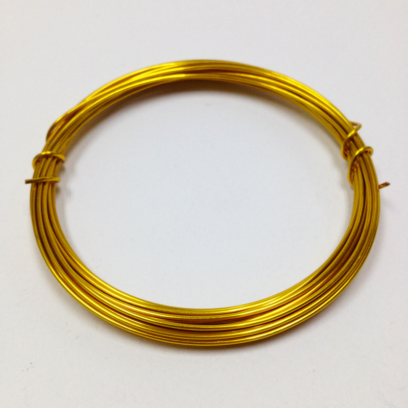 Bead Wire 18 Gauge Gold Copper 3.8mtr